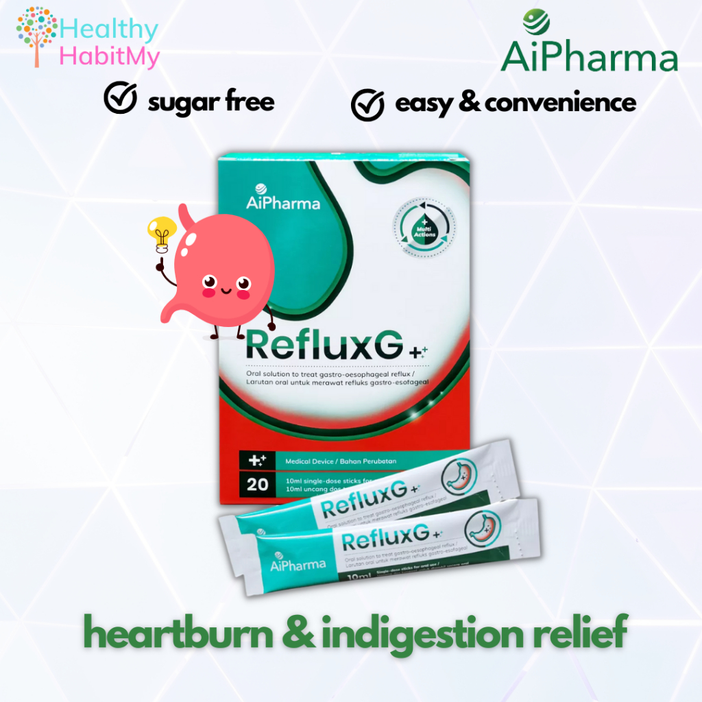 RefluxG Multi Action Sachet 10ml x 20s AiPharma Reflux G Gastric Sachet ...