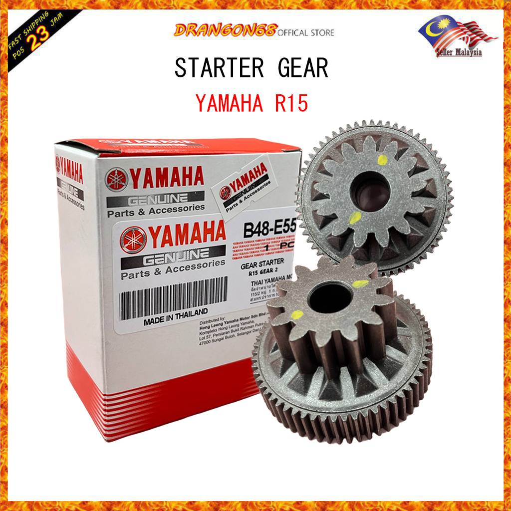 YAMAHA STARTER GEAR R15 V1 / V2 100% ORIGNAL MAGNET GEAR THAILAND HEAVY ...