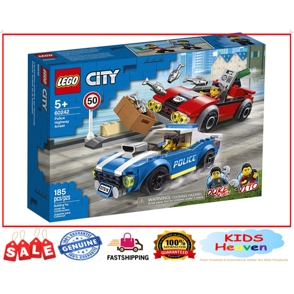 LEGO 60242 Lego City Police Highway Arrest (100.0% Original) | Shopee ...