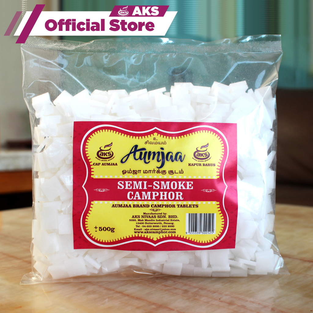 Kapur Barus Aumja Separuh Asap | Aumjaa Brand Semi Smoke Camphor PCT ...