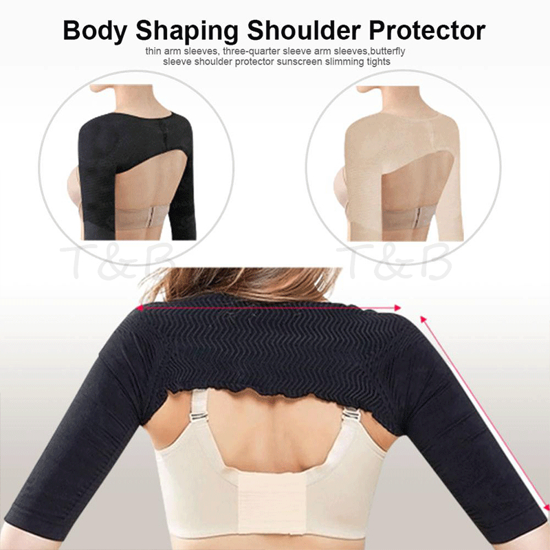 Seamless Slimming Arm Shaper Arm Shapewear Arms Trainer Lengan Girdle ...