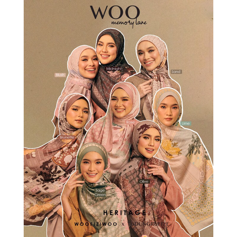 [READYSTOCK] Tudungruffle x Fiziwoo: Woo Memory Lane (TRWonderaya 2023 ...