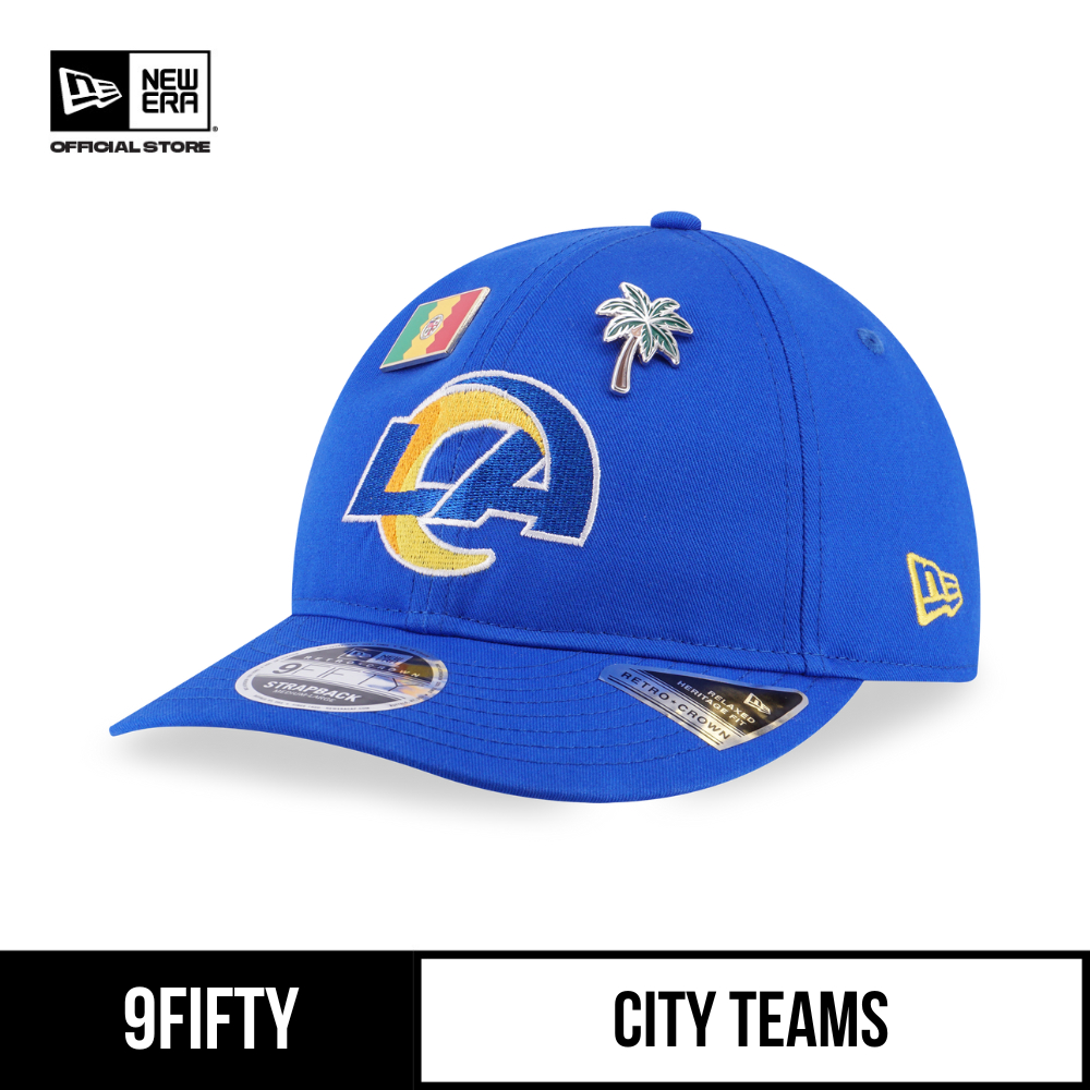 New Era 9FIFTY Los Angeles Rams City Teams Blue Bead Adjustable Cap ...
