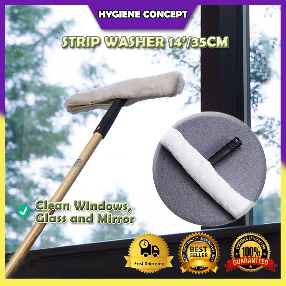 Strip Washer Complete 14”35cm / Glass Wiper / Window Cleaner / Window ...