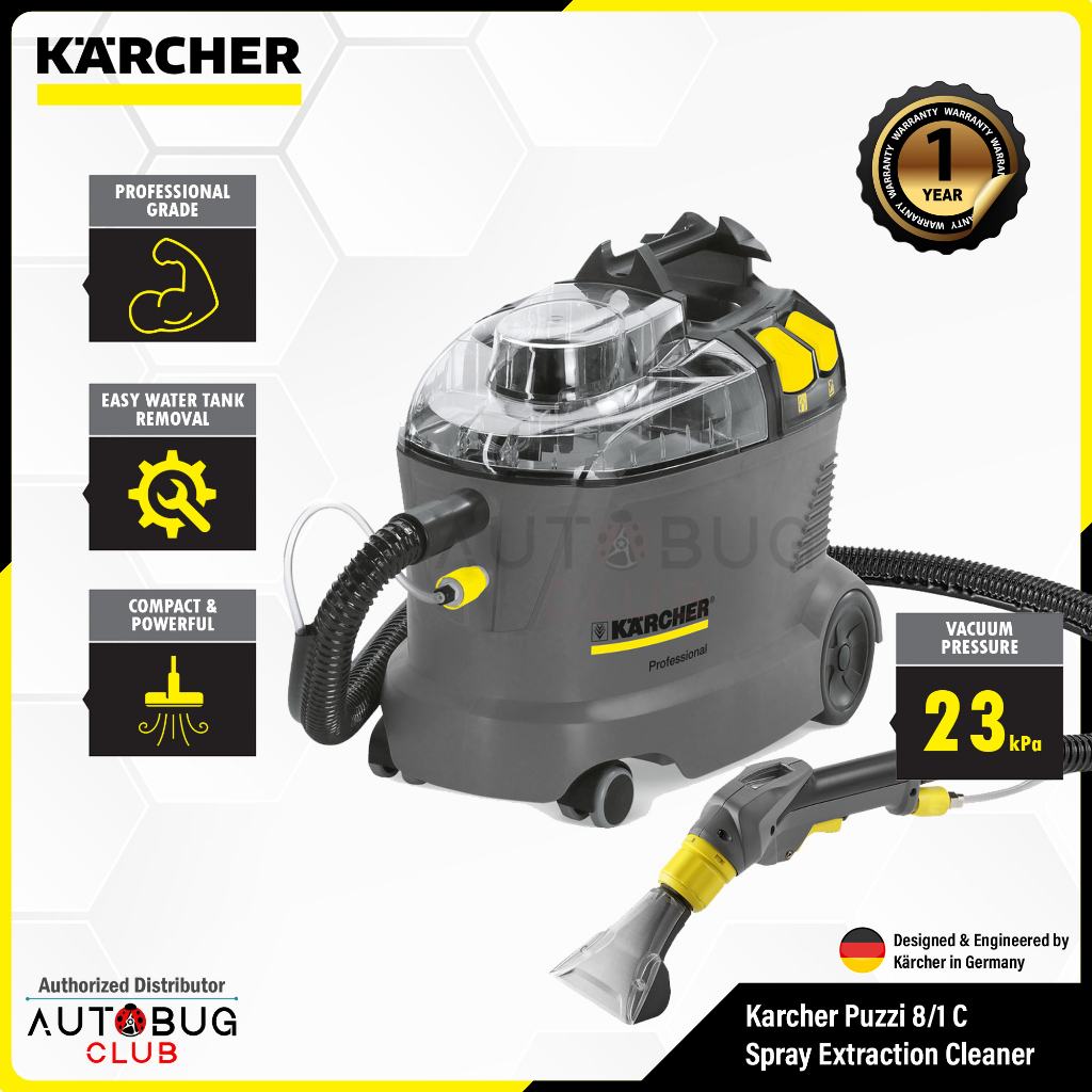 Karcher Puzzi 8/1 or 10/1 Spray Extraction Cleaner Vacuum Extractor ...