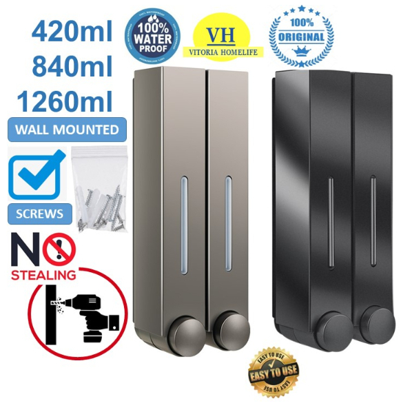 Soap Dispenser Screw Type Wall Mounted Toilet Soap Dispenser Bathroom ...