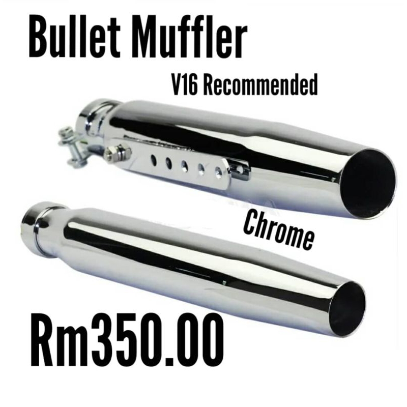 Universal Muffler ( Bullet) V16 | Shopee Malaysia
