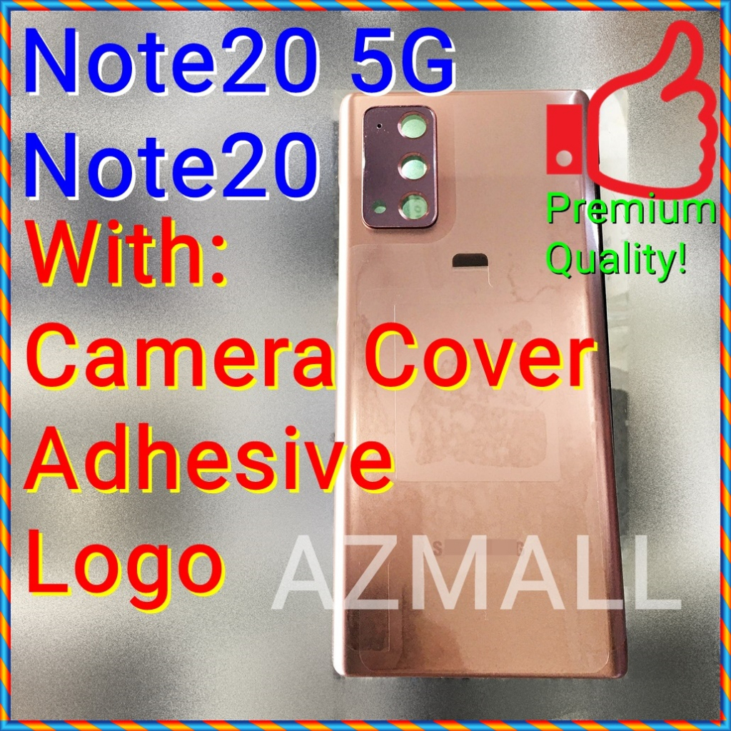 (2 Color) NEW ORI Housing Back Battery Camera Lens Glass Cover Samsung Galaxy Note 20 / 5G ...