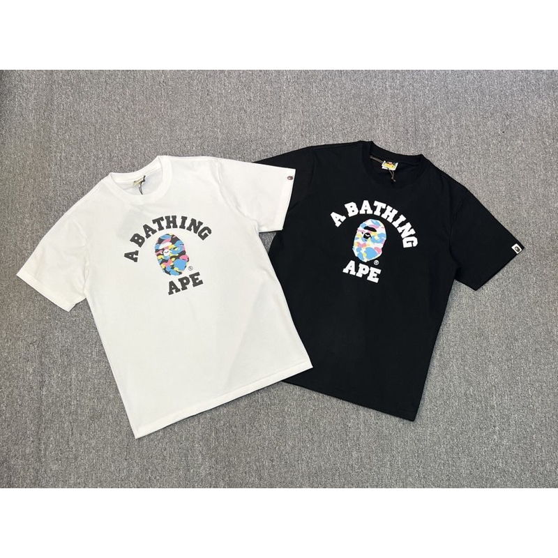 🇲🇾【ORIGINAL】BAPE/AAPE A BATHING APE CAMO COLLEGE TEE | Shopee Malaysia