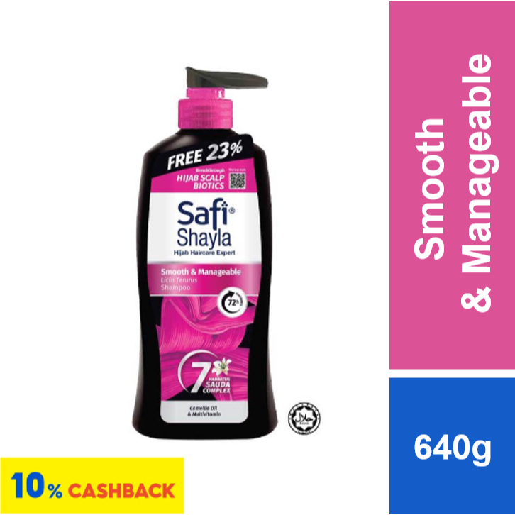 SAFI Shayla Shampoo Smooth And Manageable (640g) | Shopee Malaysia