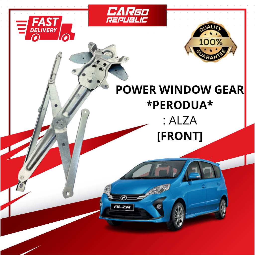 Perodua Alza Power Window Gear Front (Left) 100% Brand New & Good ...