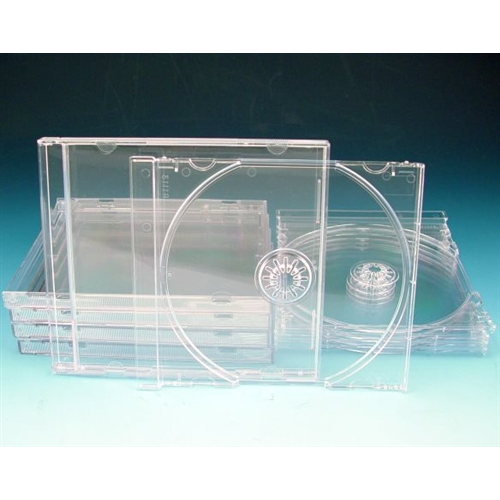 CD Jewel Single Transparent Case with Clear Tray ( 10 pcs / RM 1.40 per ...
