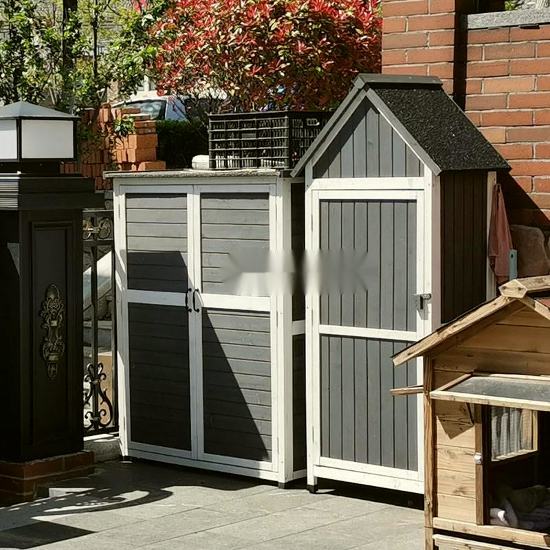 Outdoor Locker Balcony Storage Cabinet Garden Tools Courtyard Outdoor ...