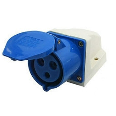 CEE INDUSTRIAL WALL SOCKET 16AMP X 3PIN ( BLUE ) | Shopee Malaysia
