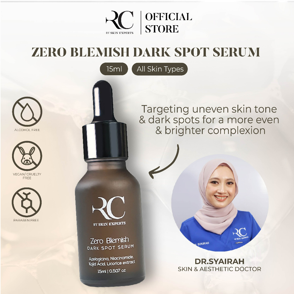 ZERO BLEMISH DARK SPOT SERUM 15ML BY RC SKIN EXPERTS Face Serum ...