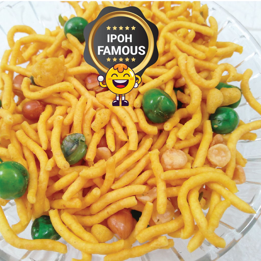 [500g] Kacang Putih Ipoh Buntong Original Muruku Murukku Raya Snacks ...