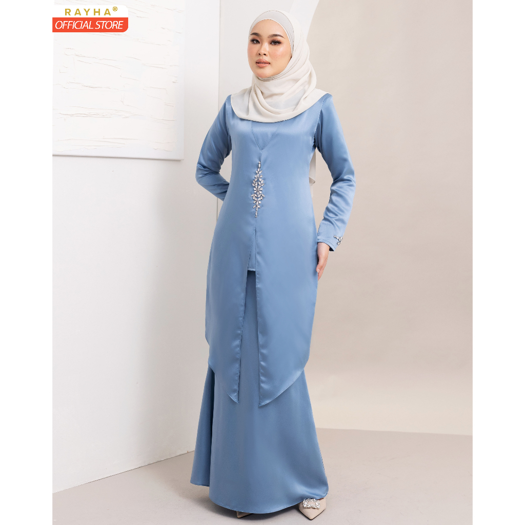 RAYHA Luxe Kurung Kebarung Dahlia | Shopee Malaysia
