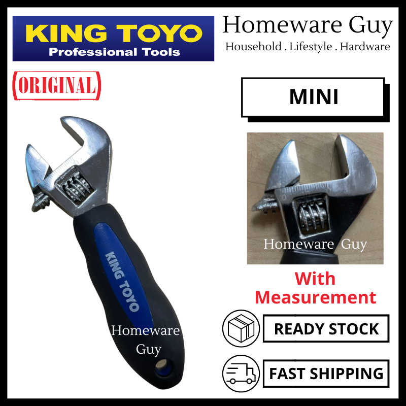 (KING TOYO) Mini Adjustable Spanner Wrench Switch Spanar Adjustable ...