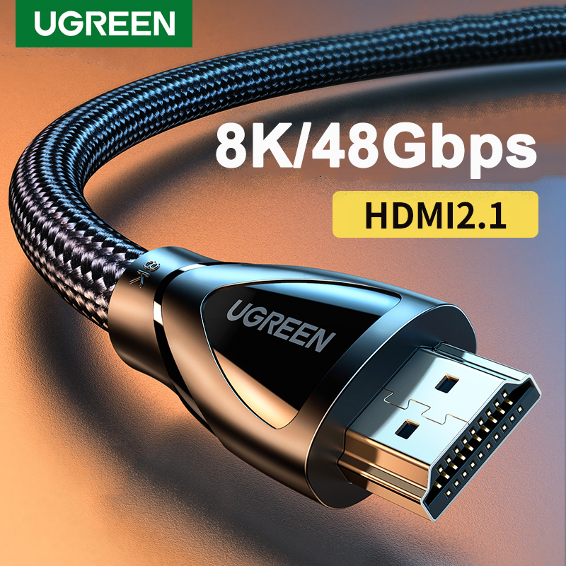 Ugreen 2 METER HDMI 2.1 Cable Ultra High-speed 8K/60Hz 4K/120Hz HDMI ...