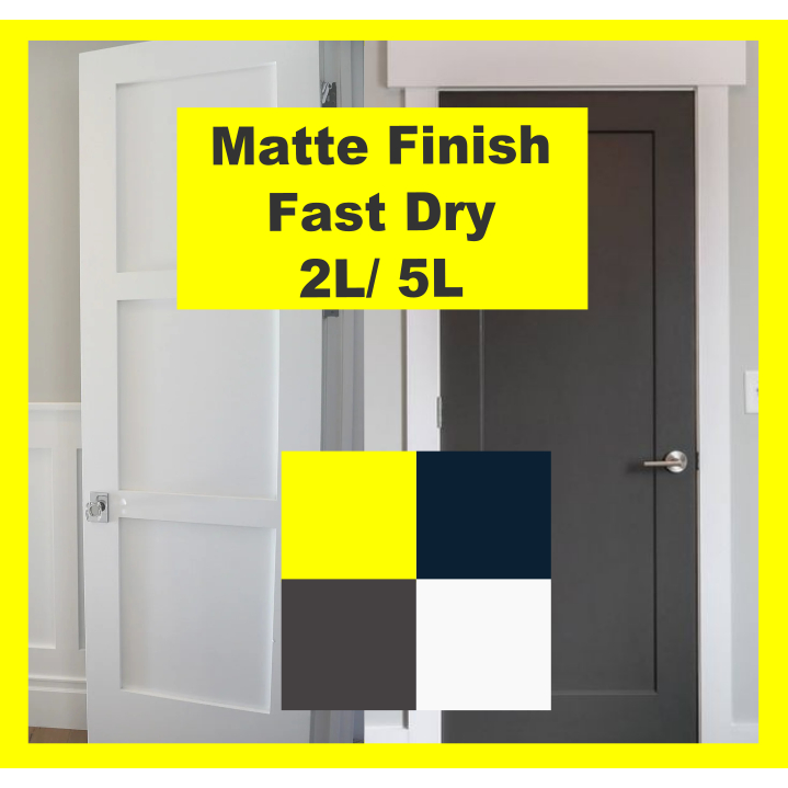 Camlux Matte Paint 2L/5L/Cat Kayu Matte/Matte Paint Wood/ Cat Matte ...