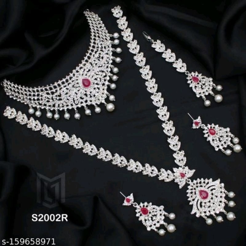Beautiful White Stone Haram Set | Shopee Malaysia
