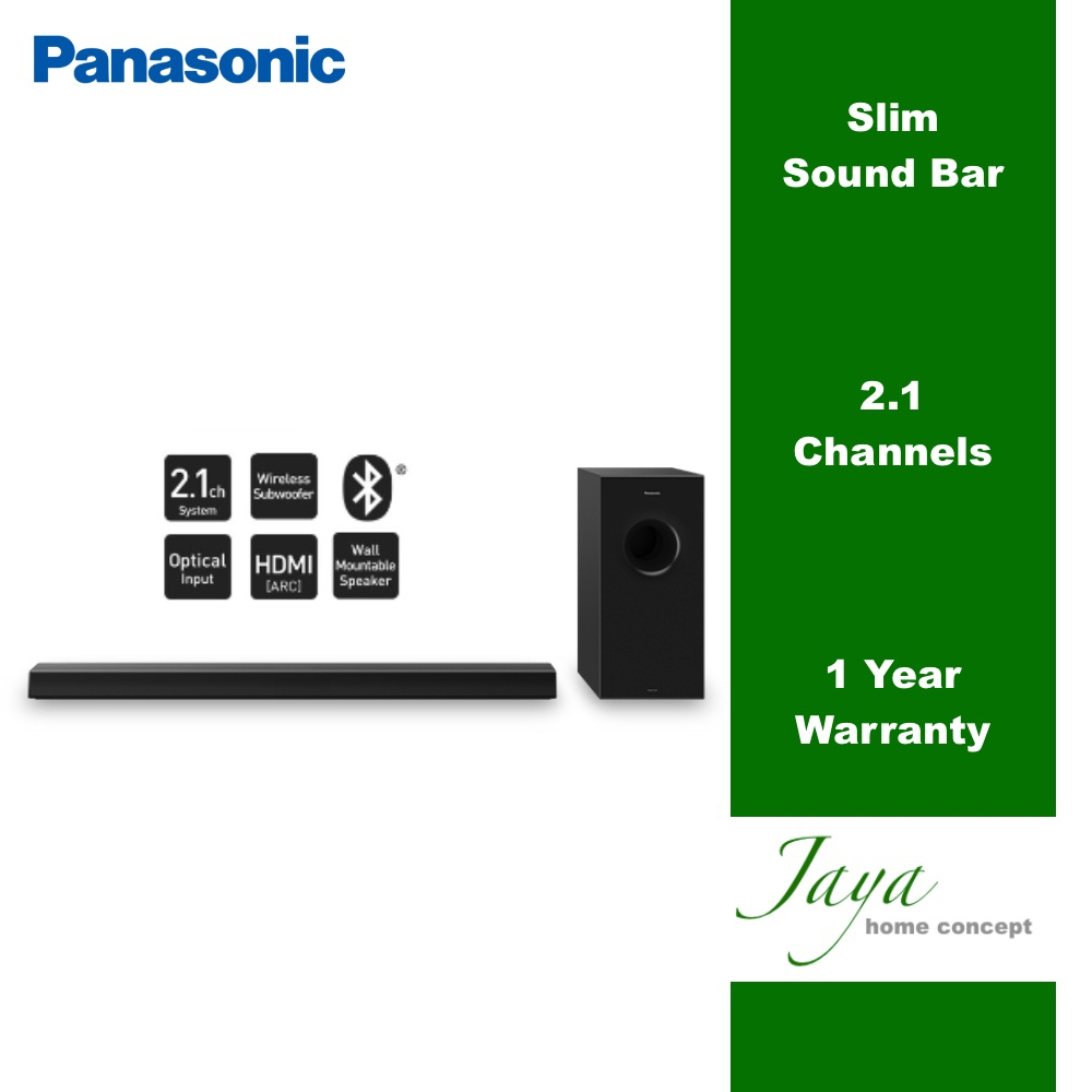 Panasonic Slim Soundbar with Wireless Subwoofer SC-HTB150 | SC ...