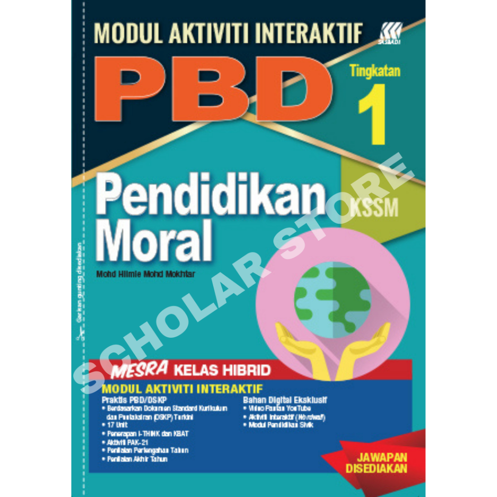[SCHOLAR STORE] Buku Latihan : Modul Aktiviti Interaktif PBD+ / Strategi PDP KSSM Tingkatan 1 ...