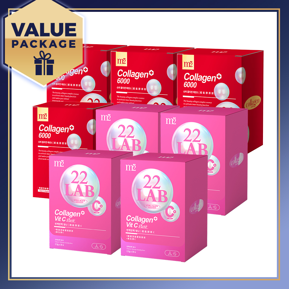 【Bundle of 8】M2 22Lab Super Collagen Drink 8s / 22Lab Super Collagen ...