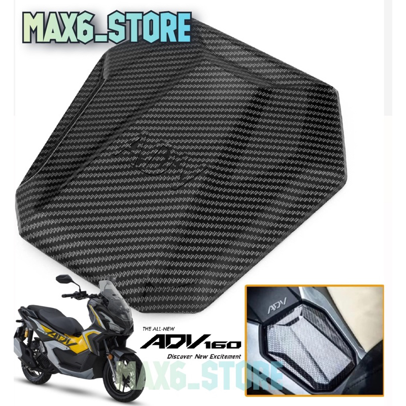 HONDA ADV 160 FUEL TANK COVER CARBON PETROL COVER CARBON SCOOTER ADV160 ...