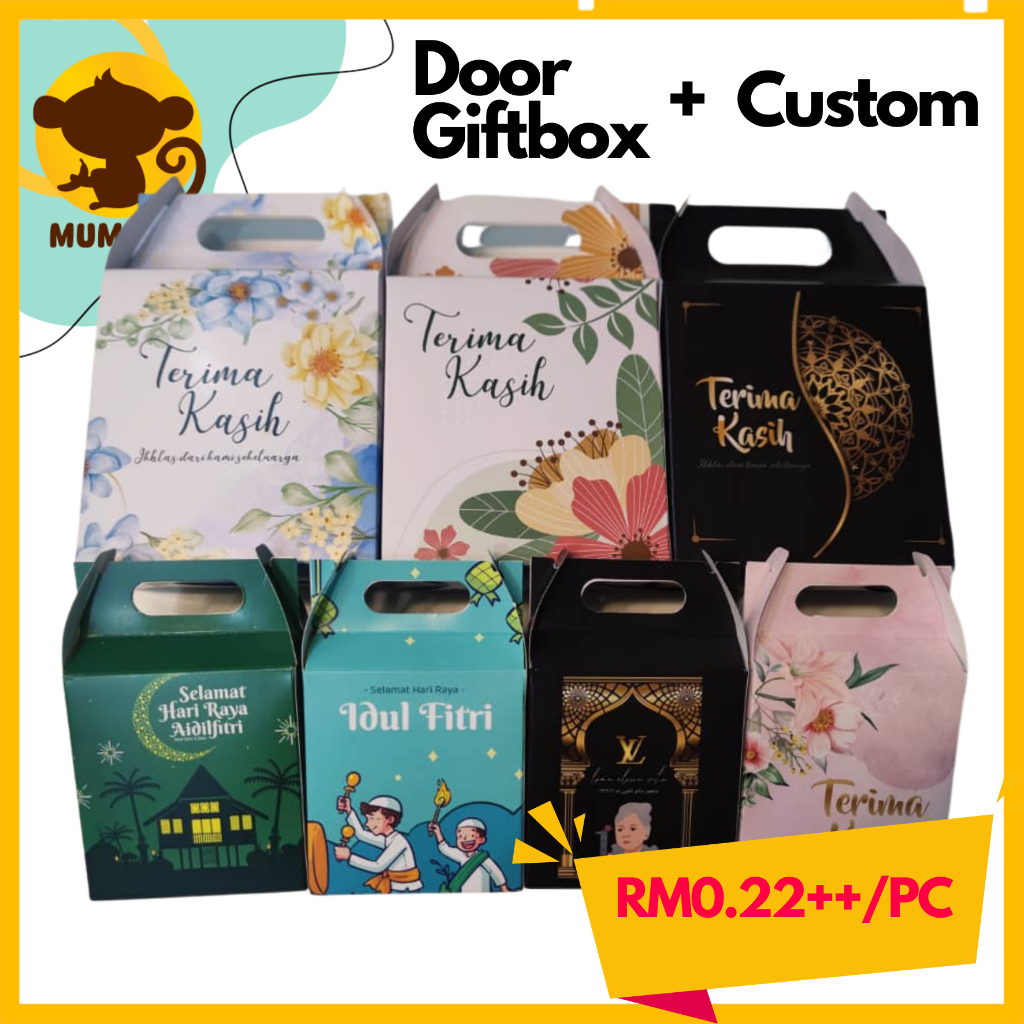 door giftbox door gift box Goodies Box | Untuk Majlis Perkahwinan | Birthday | Aqiqah | Kuih ...