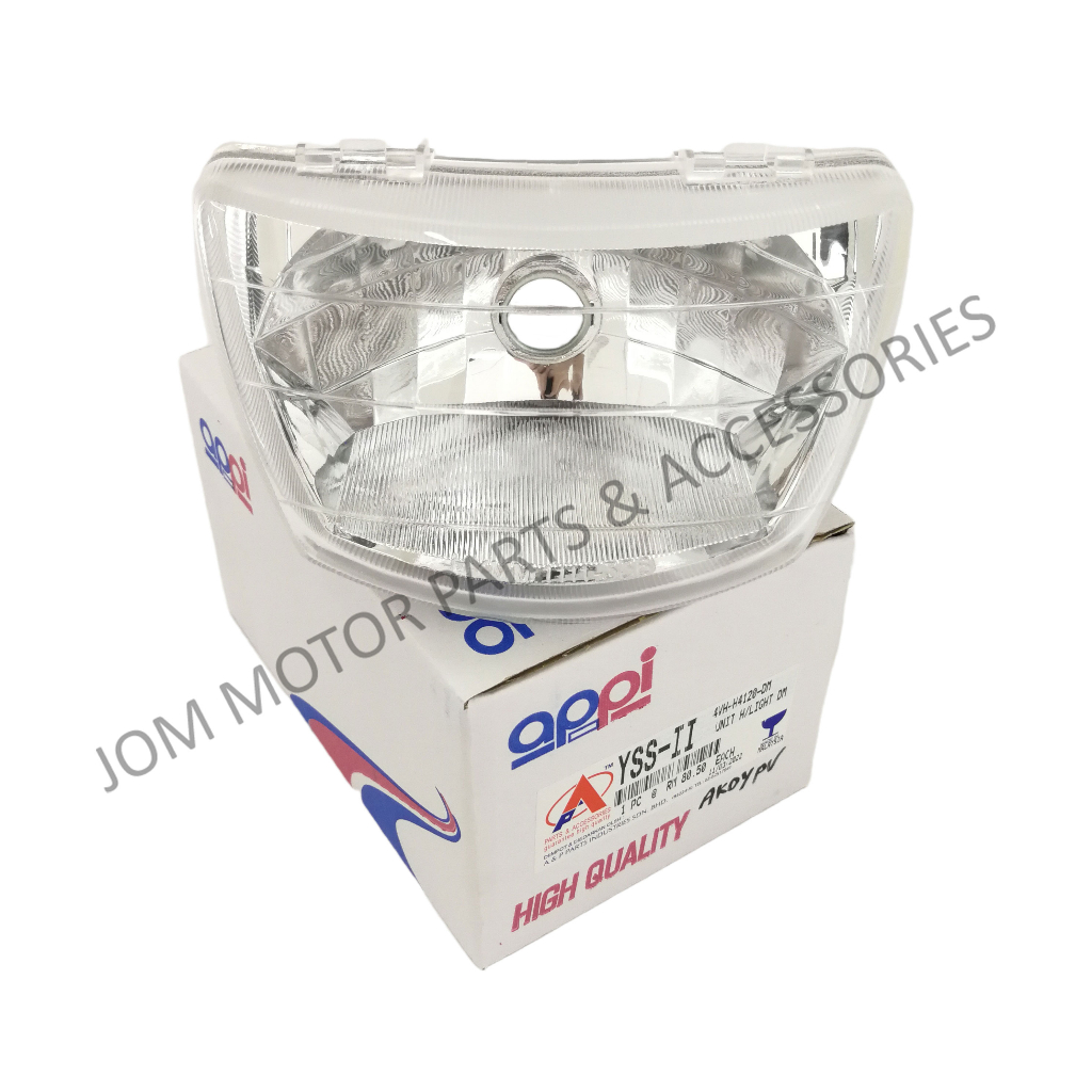 【APPI】YAMAHA Y110 2/SS 2 Head Lamp Lampu Depan (CLEAR) | Shopee Malaysia
