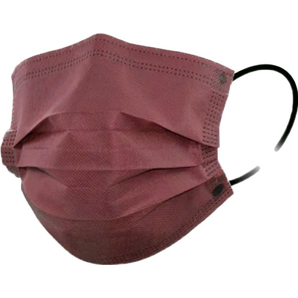 50pcs Full Black colour 3ply Face mask non Medical Disposable Mask ...