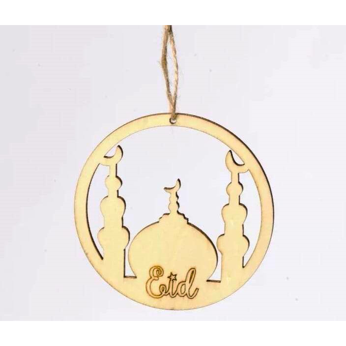 HARI RAYA HIASAN GANTUNG KRAF KAYU PERHIASAN DOME HARI RAYA AIDILFITRI ...