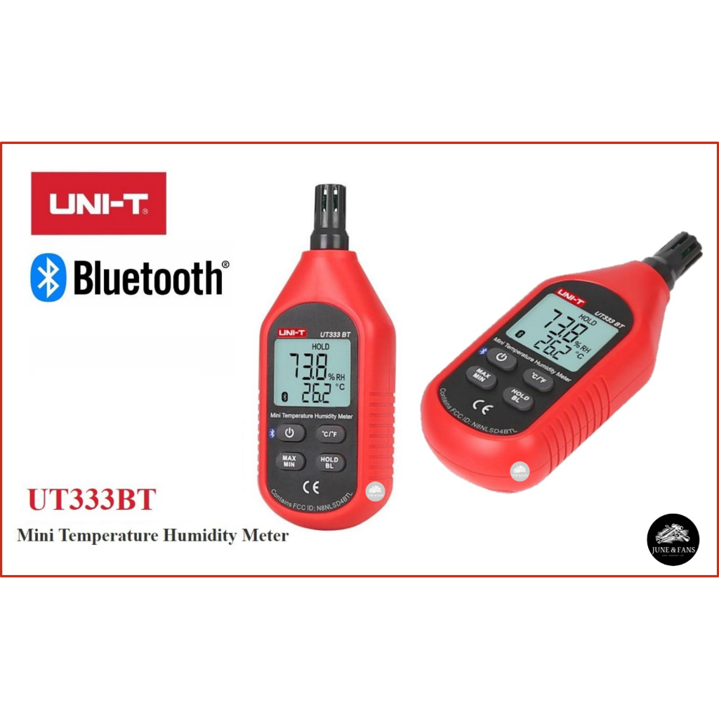 UNI-T UT333 UT353 UT363 UT383 Digital Humidity Meter Mini Anemometer ...