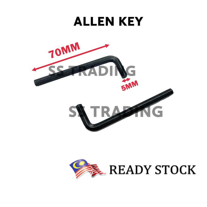 5MM ALLEN KEY HEX KEY M5 | Shopee Malaysia