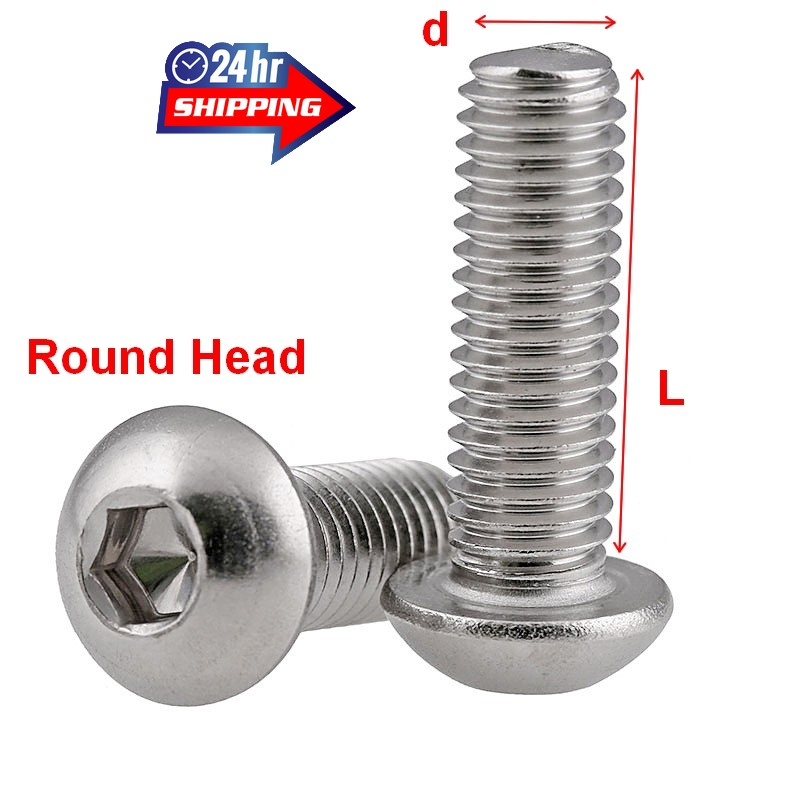 6mm 304 Stainless Steel Phillips Pan Head Socket Hexagon Allen Key Hex ...