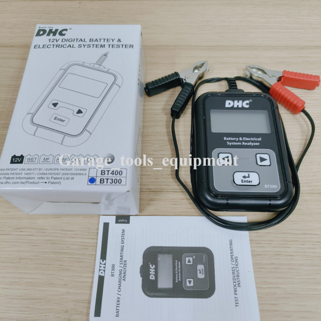 DHC BT300 Battery & Electrical System Analyzer | Battery Tester | 12V ...