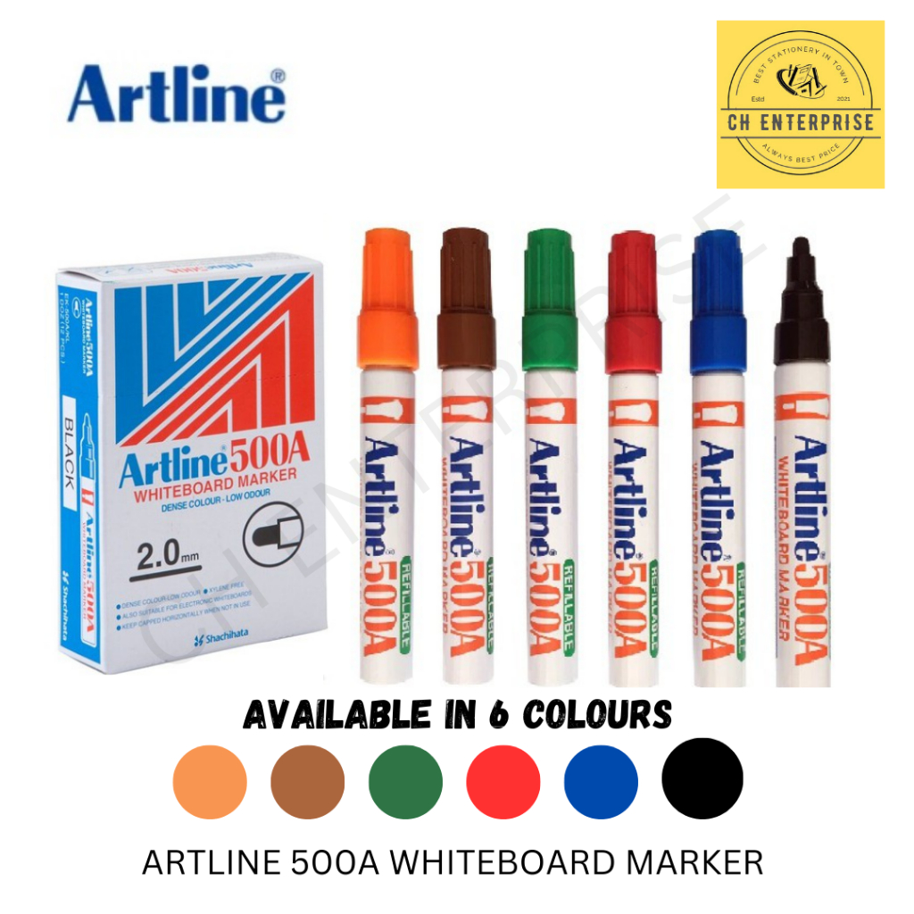 CHE 🔥ARTLINE🔥 Whiteboard Marker 500A | Shopee Malaysia