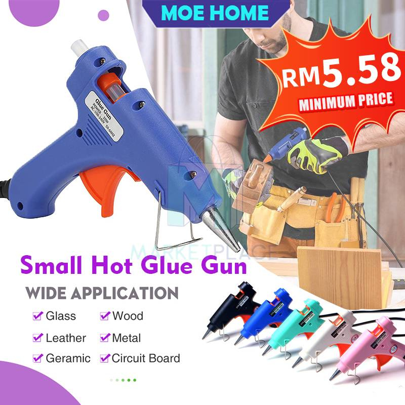 🔥Hot Glue Gun Pistol Gam 20W Electric Hot Melt Glue Gun Hot Glue Stick Adhesive Electric Glue ...