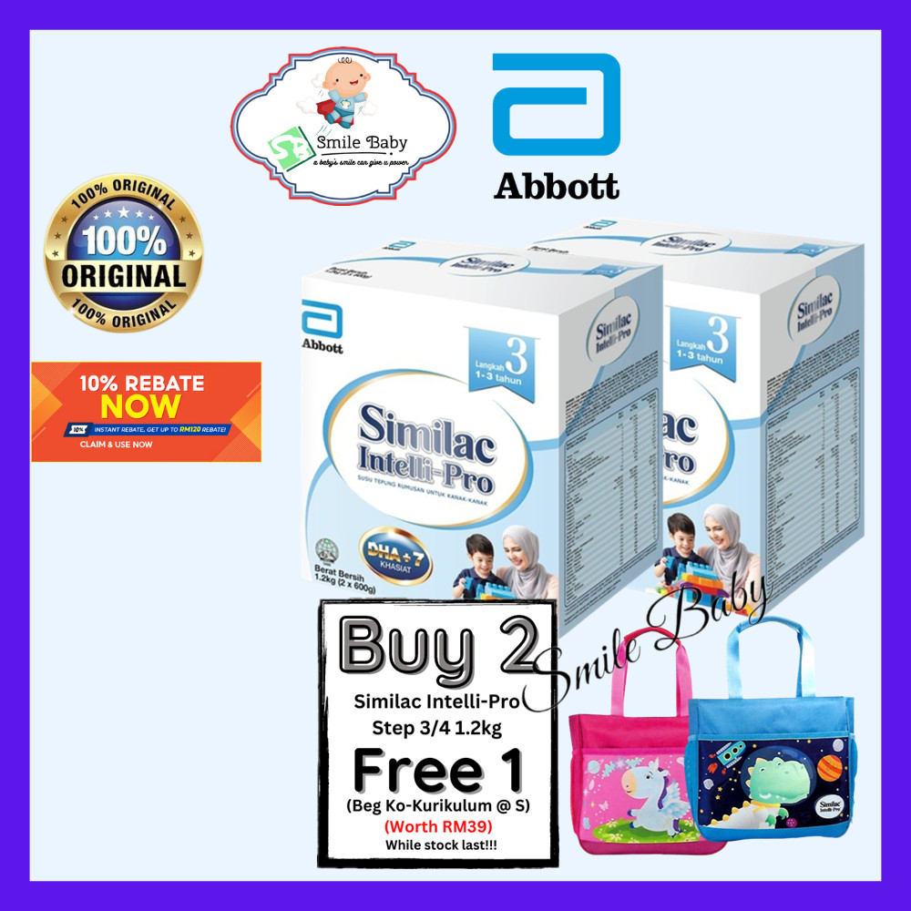 Similac Intelli-Pro Step 3 Growing Up Milk Formula BIB 1.2kg | Shopee ...