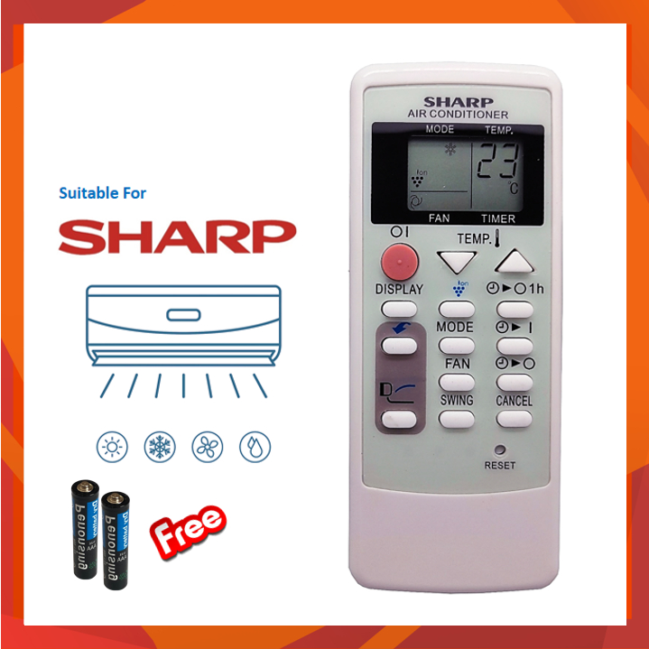 SHARP A751 Air cond Air conditioner Replacement Remote Control A751 ...
