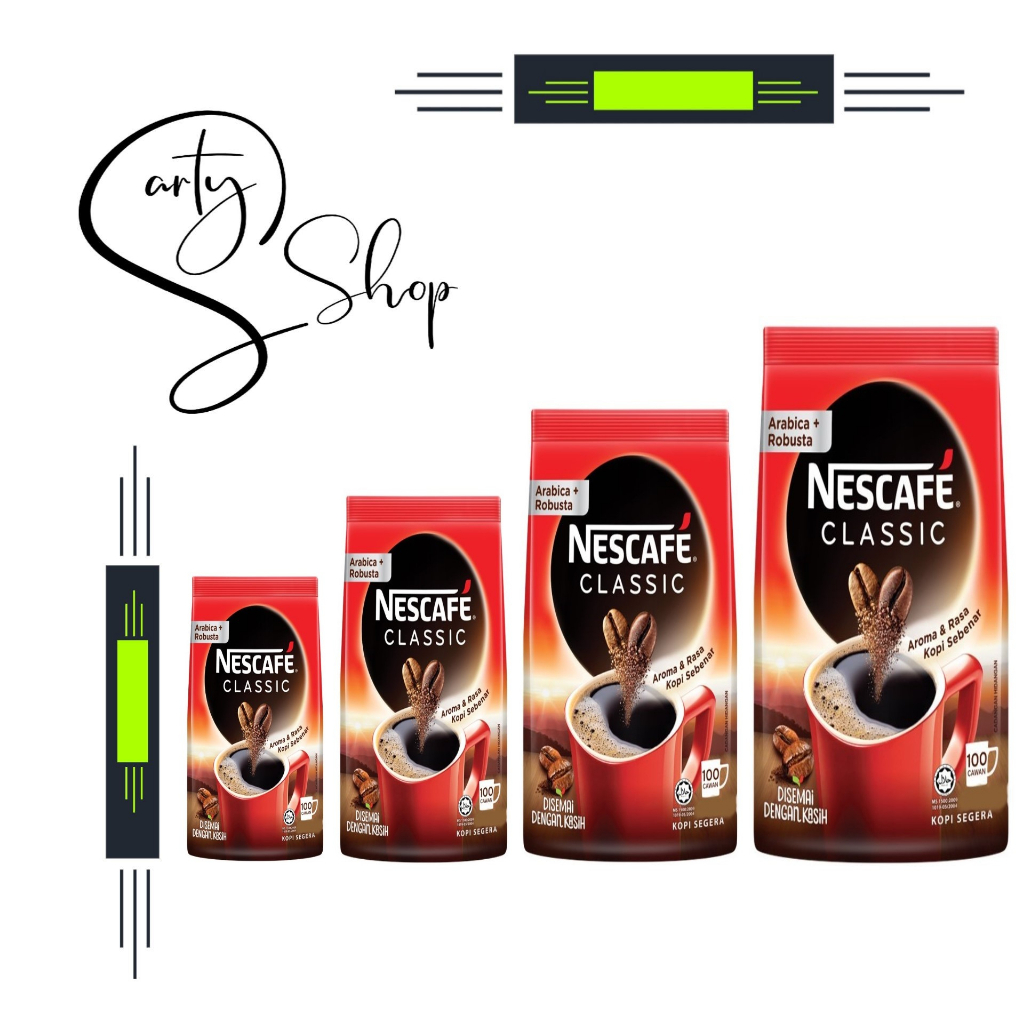 Nescafe Classic Refill 50/100/200/300 g | Shopee Malaysia