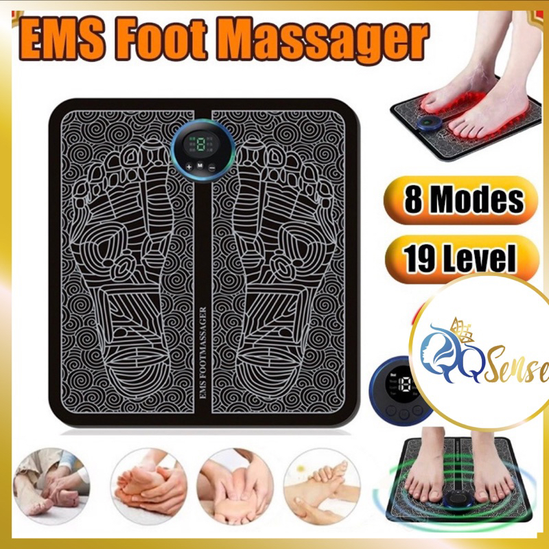 Ems Foot Massager Mat Pad Pengurut Kaki Portable 脚底按摩器 Foot Massage 4292