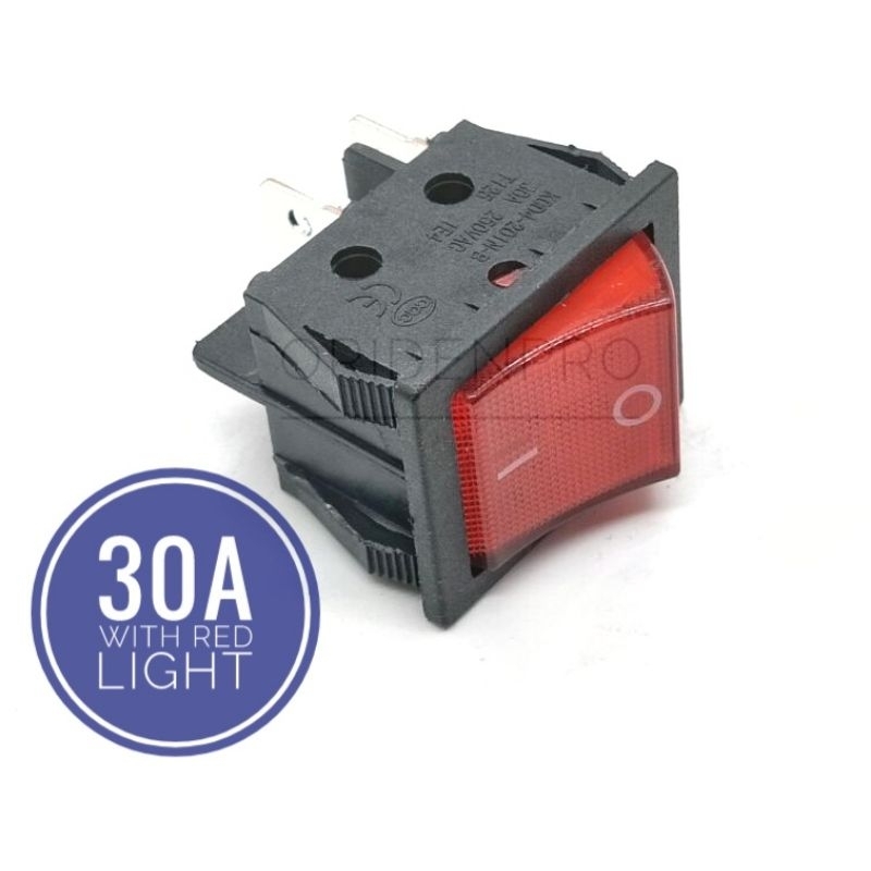 4Pin ON-OFF Rocket Switch 30A /15A AC250 27*21mm working light Premium ...