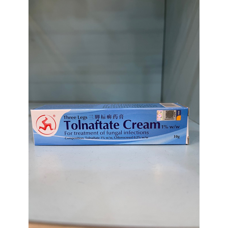 Three Legs Tolnaftate Cream (10g) ( Antifungal ) | Shopee Malaysia