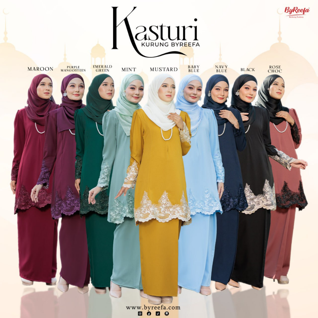 [Raya 2023] Kurung Kasturi ByReefa Collection | Shopee Malaysia