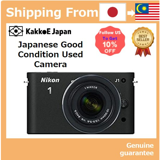 [Japanese Used Camera]Nikon Mireless SLR Camera Nikon 1 (Nikon One) J1 (Jay One) Body Black N1 ...