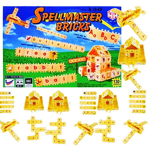 3D Spellmaster Bricks Alphabet Early Learning Education Toy For Kids ...