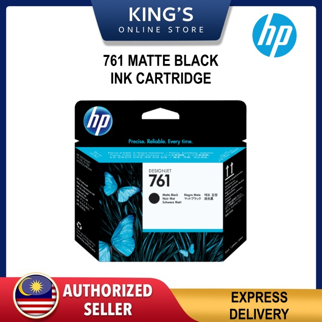 HP 761 Matte Black Genuine Ink Cartridge | Shopee Malaysia