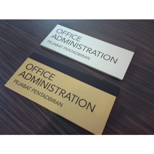 Fully Customised Acrylic name plate/acrylic signage/perspex signage ...
